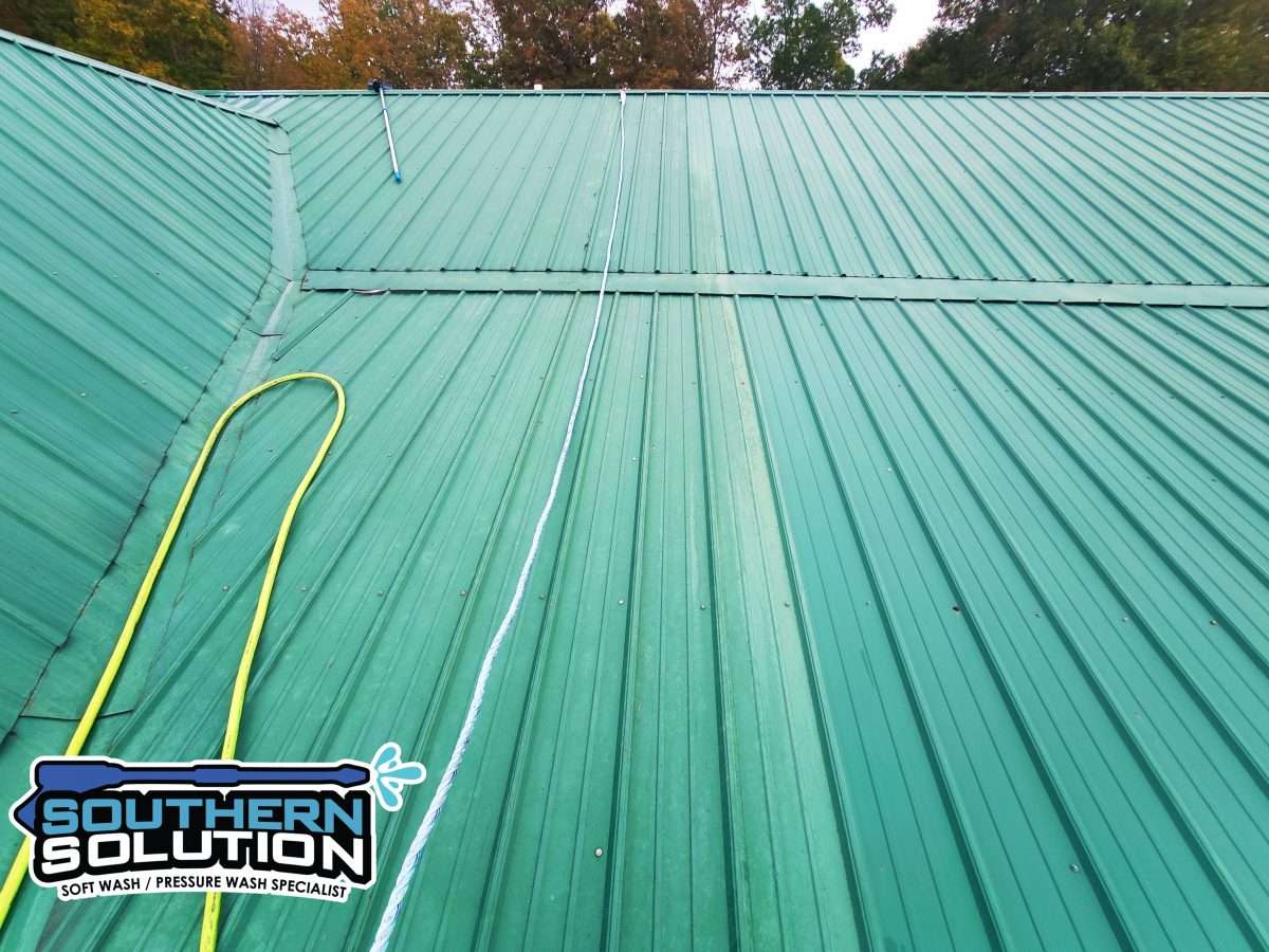 Soft Wash Roof Cleaning -Low Pressure-Middle Tennessee Pros
